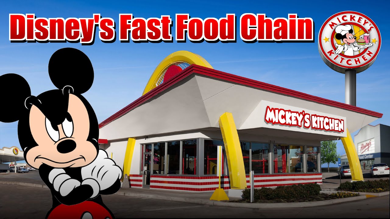 Disney's FAILED Fast Food Chain | Mickey's Kitchen History - YouTube