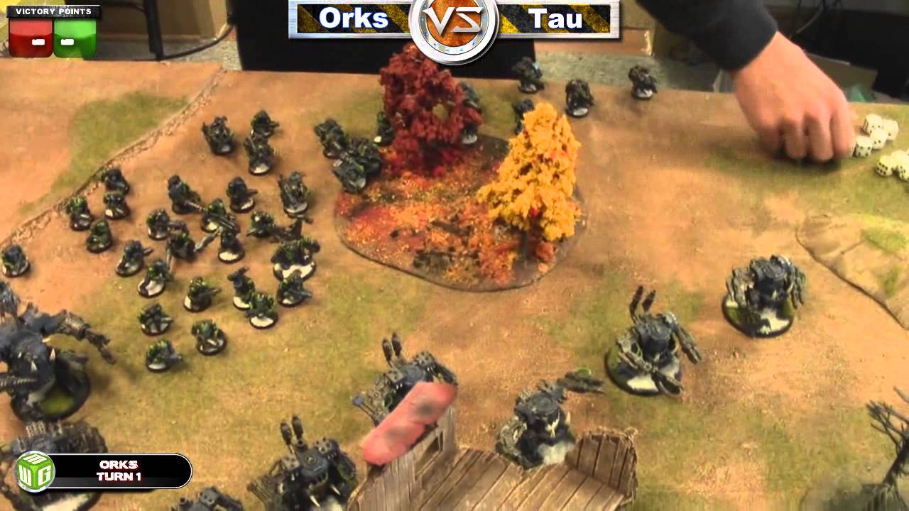 Orks vs New Tau Warhammer 40k Battle Report - Jay Knight Batrep Ep 7 ...