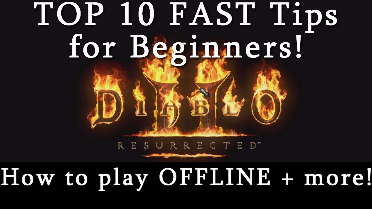 Diablo 2 Resurrected: TOP 10 Fast Tips for Beginners! - YouTube