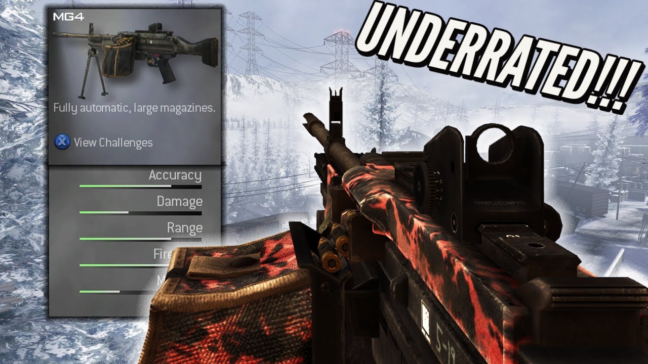 Was The MG4 Slept On In Modern Warfare 2...? - YouTube