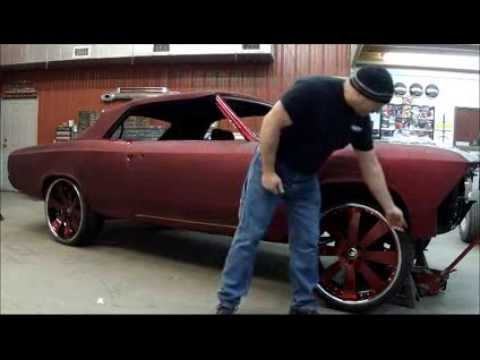Building a custom console in our 66 chevelle and car show update - YouTube