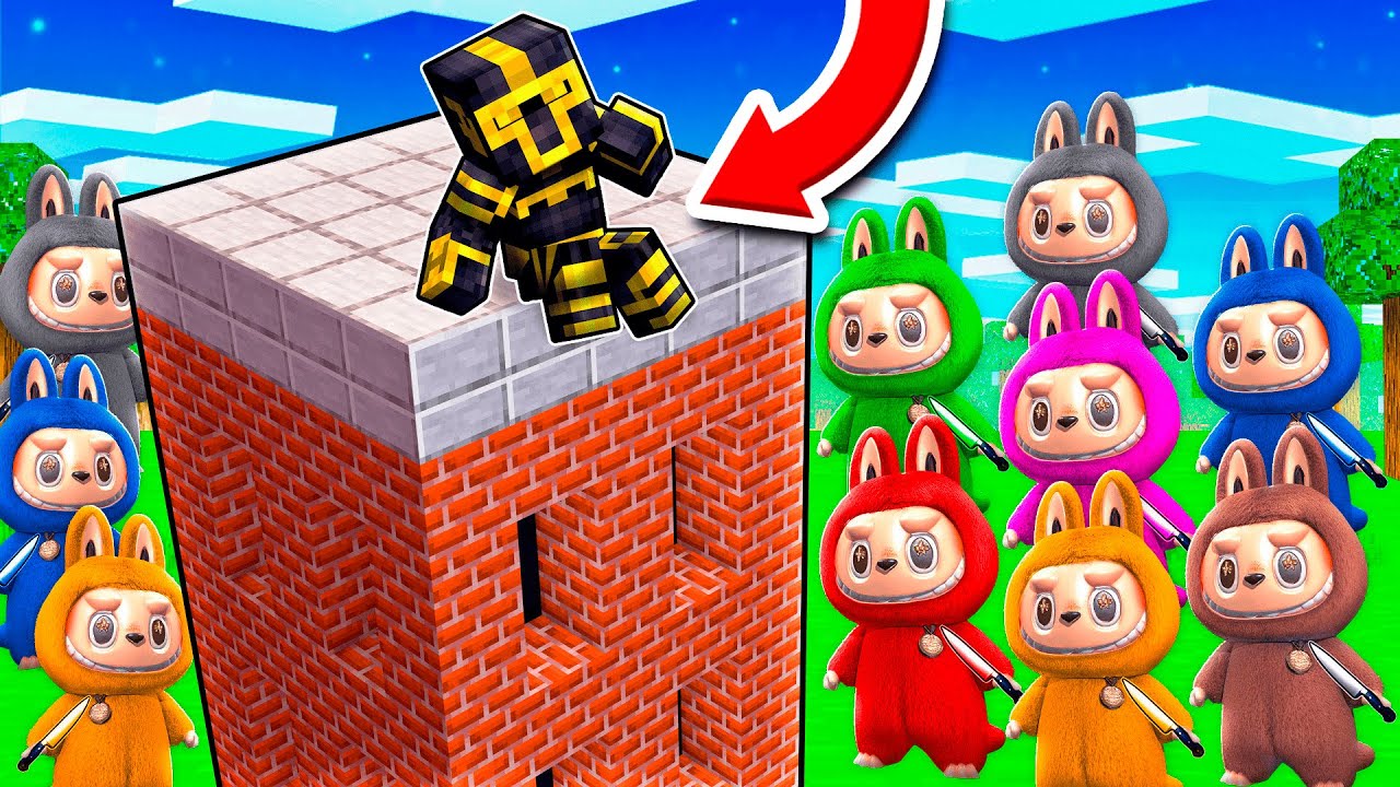 CONSTRUYE PARA SOBREVIVIR A LABUBU EN MINECRAFT 😱 - YouTube