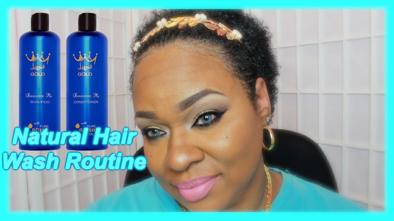 💜Natural Hair Wash Routine/4 Month Update! - YouTube