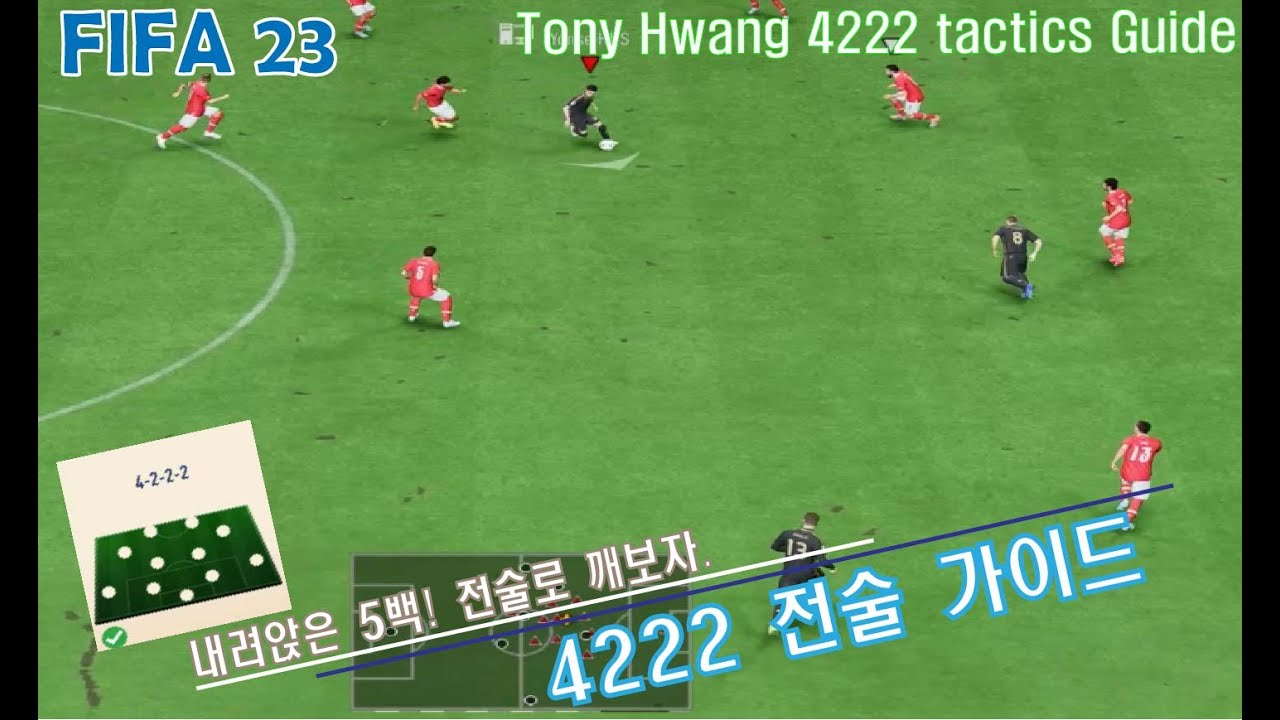 FIFA 23 꿀통대방출(전술꿀팁)- 4222 전술 가이드, FIFA23 Best tip 4222 Tactics - YouTube