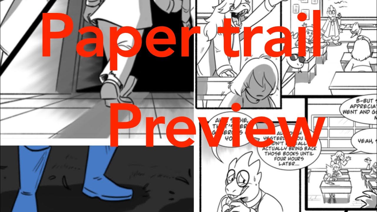 PAPERTRAIL || sample || COMIC BELONGS TO: LYNXGRIFFIN ON TUMBLR - YouTube