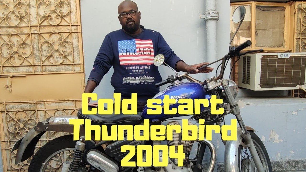 Royal Enfield Cold Start | Thunderbird AVL | Evil Monkey Den - YouTube