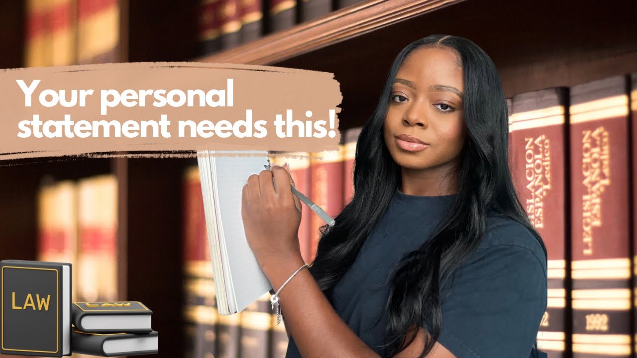 How to Write a Strong Law School Personal Statement - YouTube