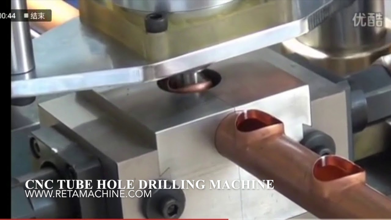CNC Tube Collar Drilling Machine - YouTube