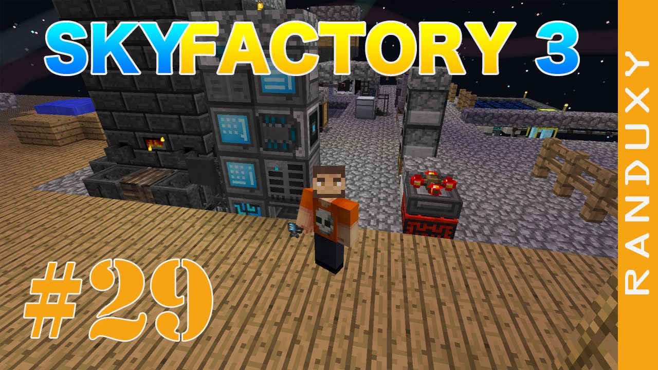 SkyFactory 3: Minecraft - Ep.29 - SETTING UP AUTO CRAFTING CAPABILITIES ...