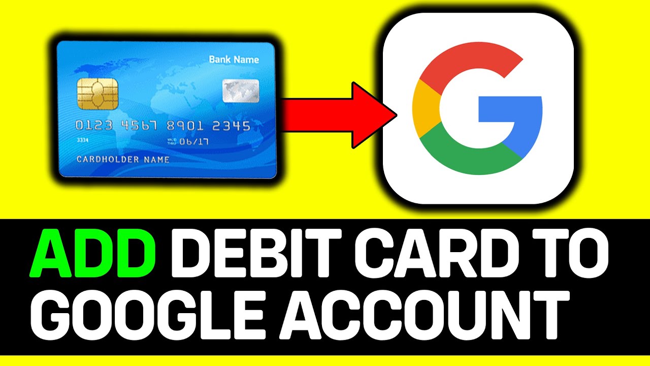 How To Add Credit Card To Google Account - YouTube