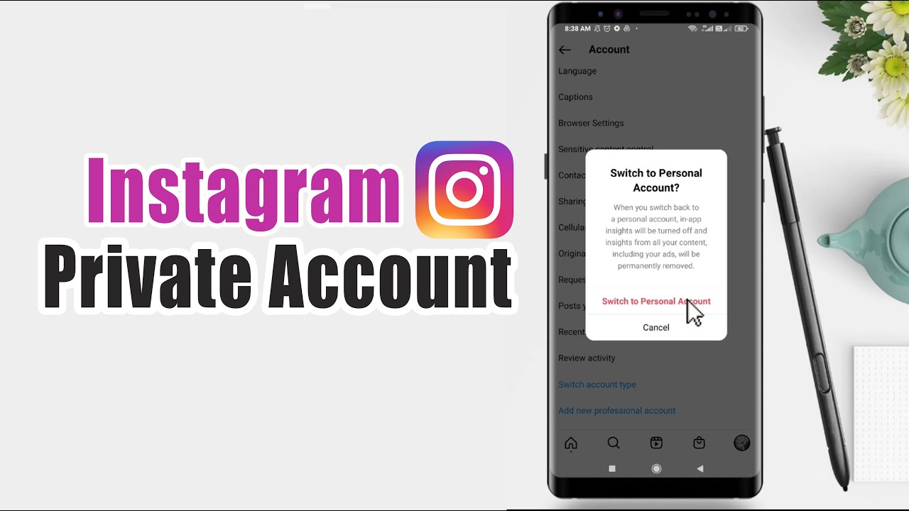 How To Make Your Account Private On Instagram - YouTube