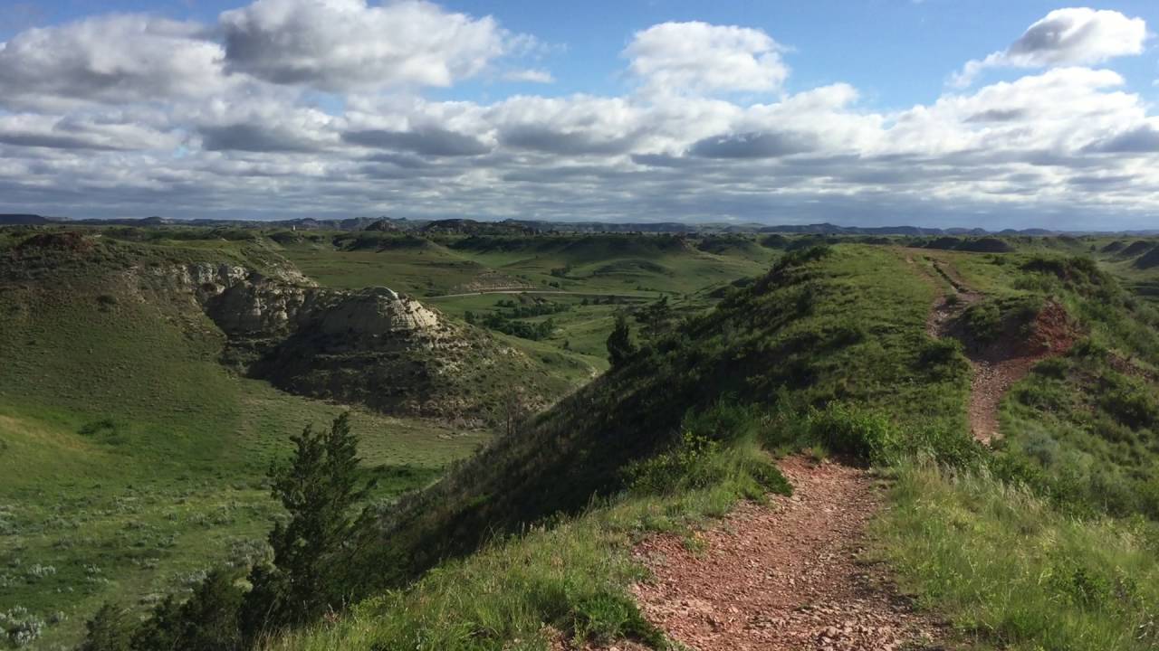 Panoramic View of Theodore Roosevelt National Park - YouTube