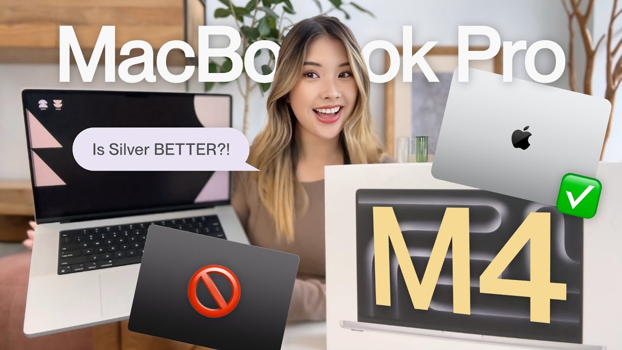 M4 MacBook Pro UNBOXING + REVIEW!! *Silver vs Space Black* Nano-Texture ...