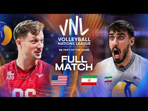 USA 🇺🇸 vs. Iran 🇮🇷 | VNL 2025 - Full Match | Week 1