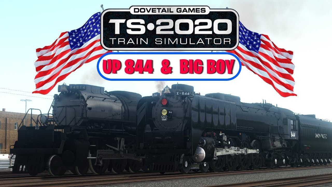 Train Simulator 2020 - 4014 Big Boy & UP 844 - Double Header (Live ...