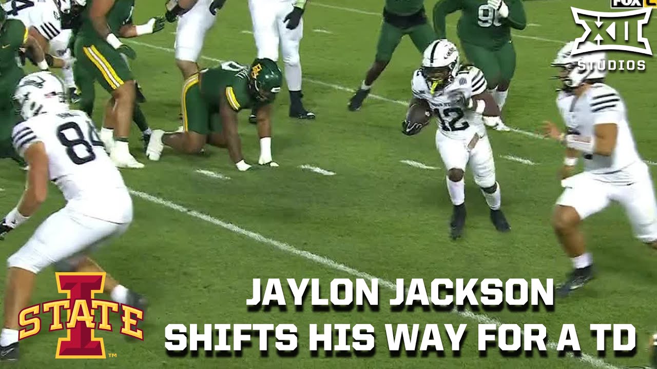 Iowa State's Jaylon Jackson Shifts His Way Into the Endzone - YouTube