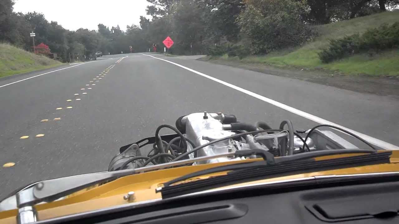 First drive in the 71Triumph GT6 MKIII after engine and gear box ...
