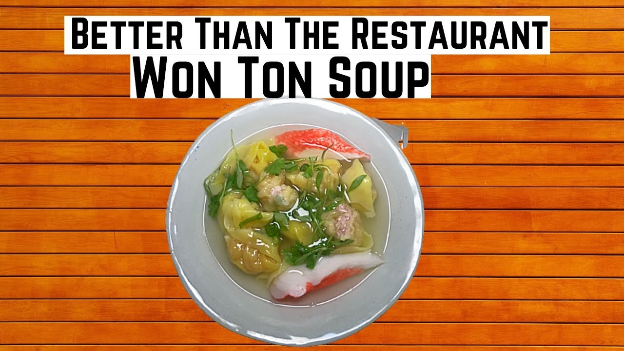Won Ton Soup 🍲 | Easy Won Ton Dumpling - YouTube