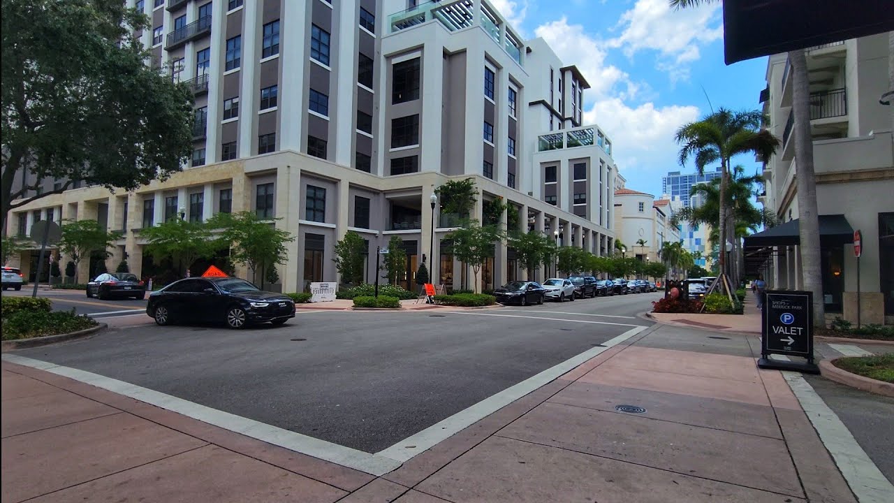 4K Merrick Neighborhood , Spring Cycling Virtual Travel Tour , Coral ...