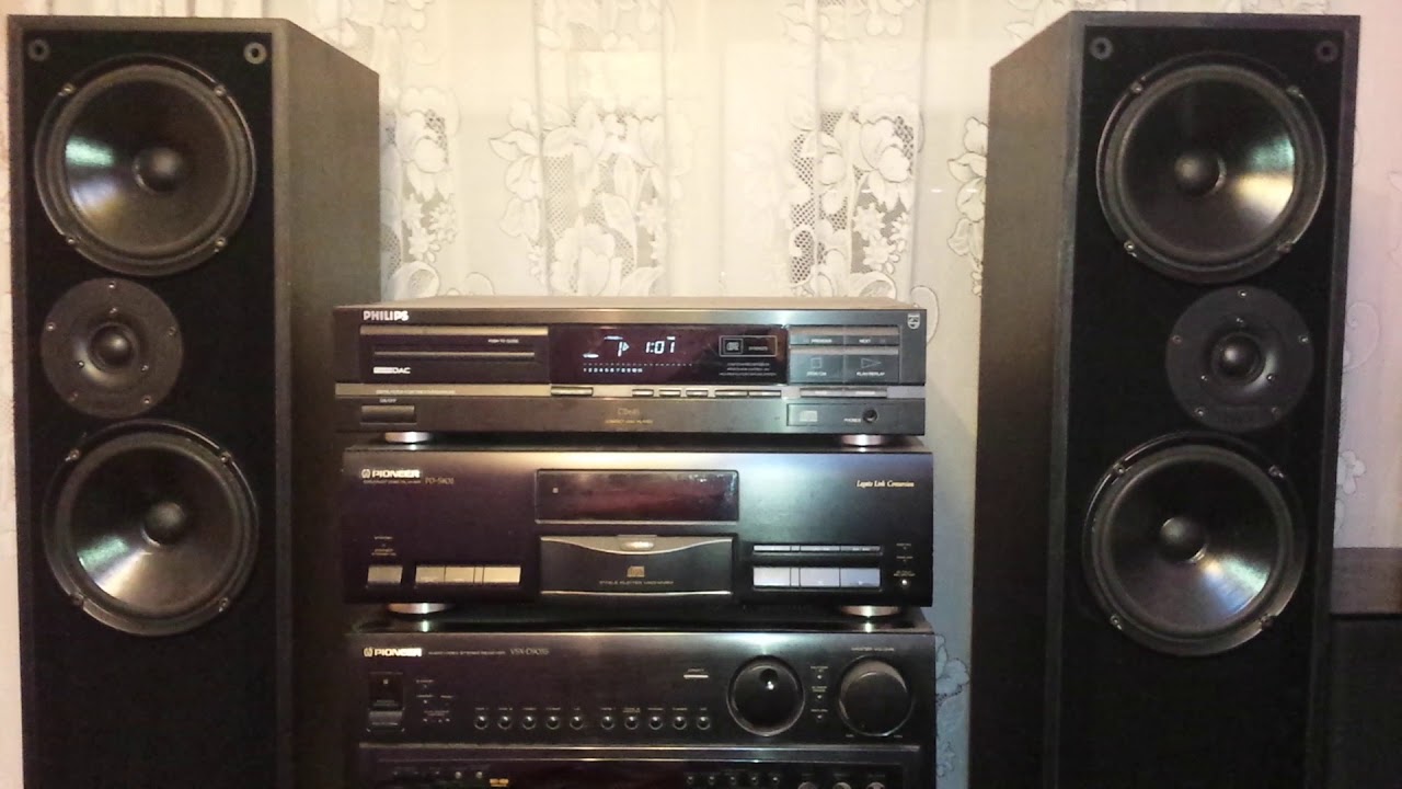 Philips cd 610-Pioneer a 656 -Dali 104 - YouTube