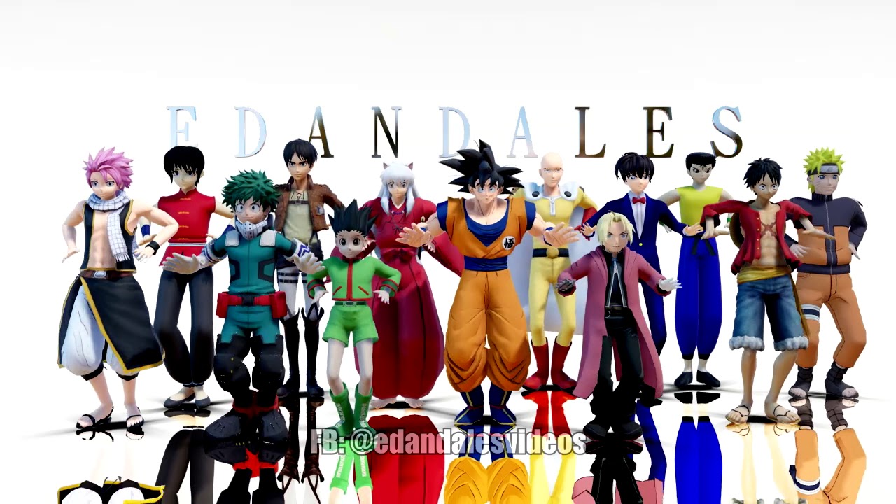MARIKIT DANCE - Anime Main Characters - YouTube