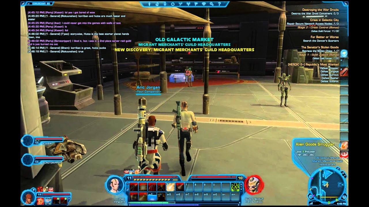 SWTOR: Trooper, Vanguard Story Playthrough Part 6 - YouTube