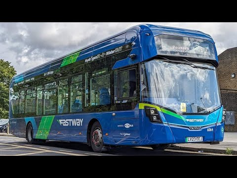 Short ride on Wrightbus GB Kite Hydroliner Metrobus Fastway LV23 EEJ ...