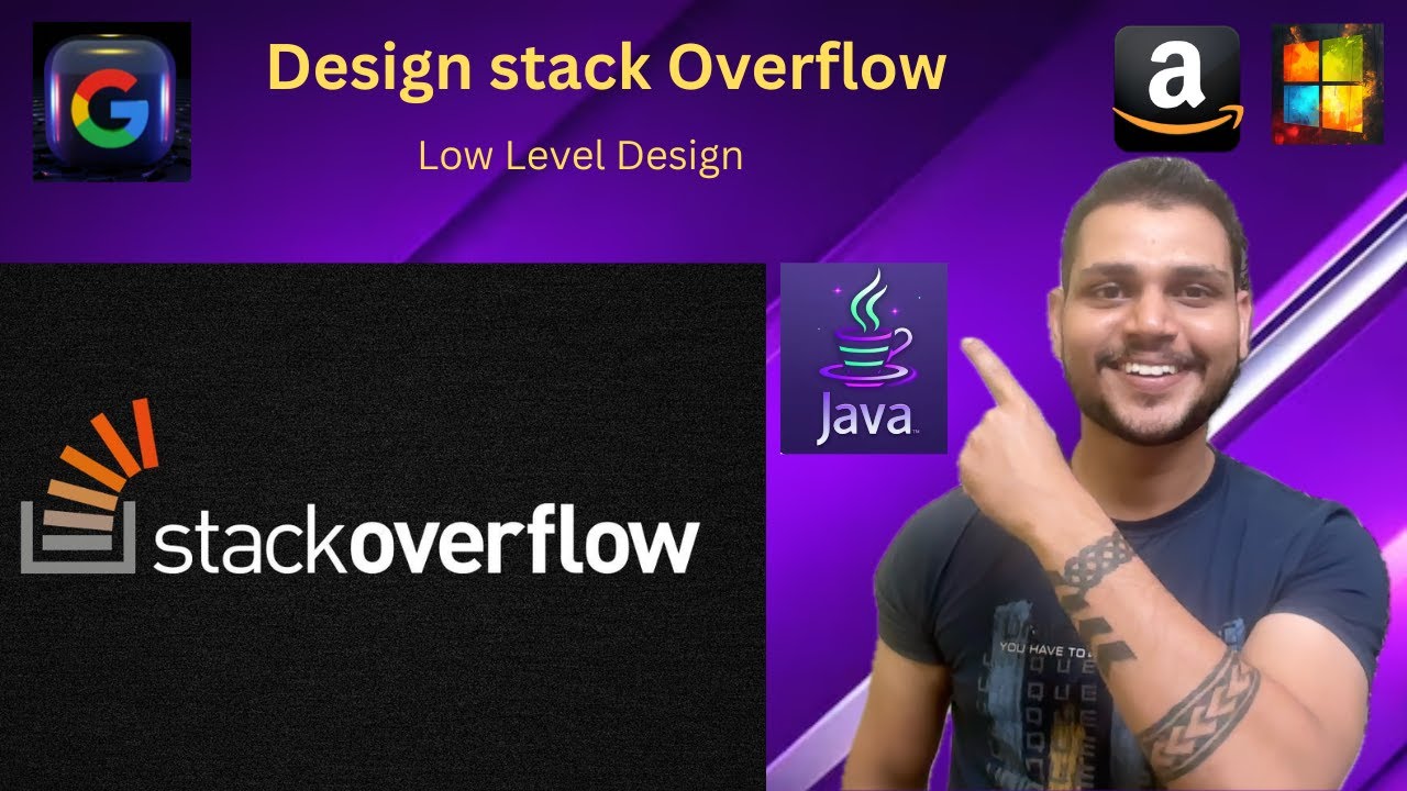 Design Stack Overflow in Java | Low Level Design | lld - YouTube