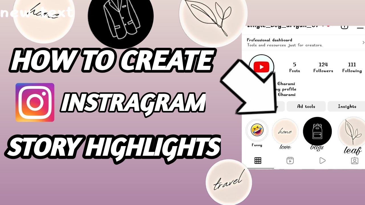 HOW To Create Instragram Story Highlight Covers / Make Instragram ...
