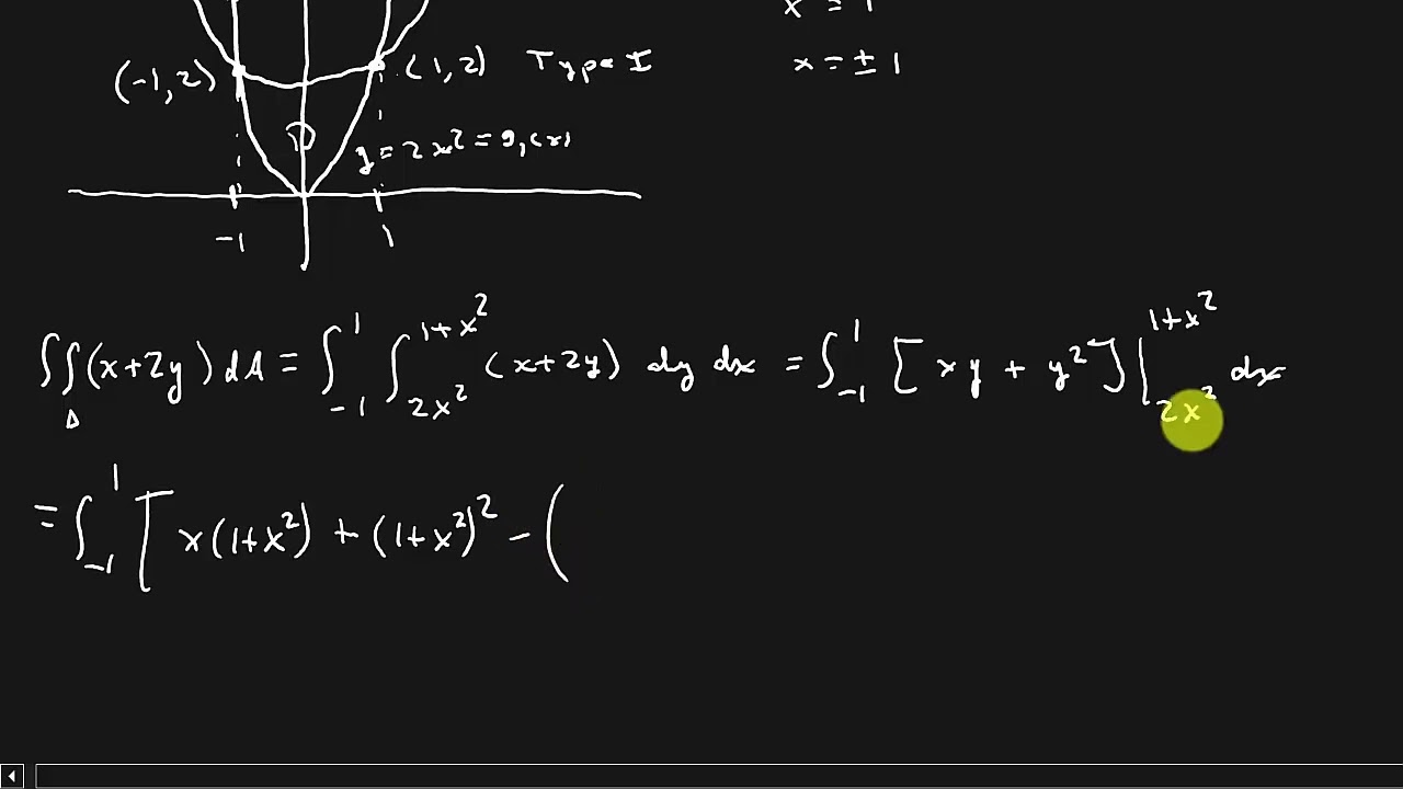 Calculus - Double Integrals Over General Regions - YouTube