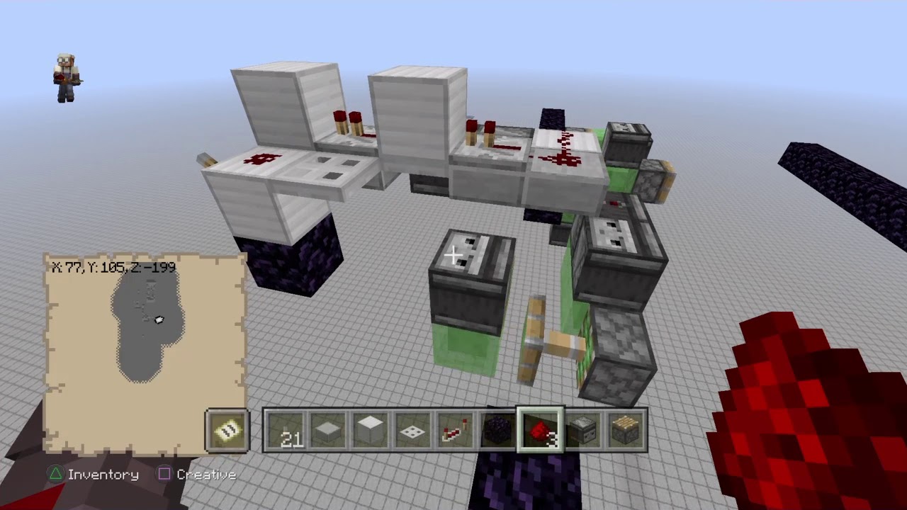 MINECRAFT PS4 TnT Module Update & Flying Machine chat - YouTube