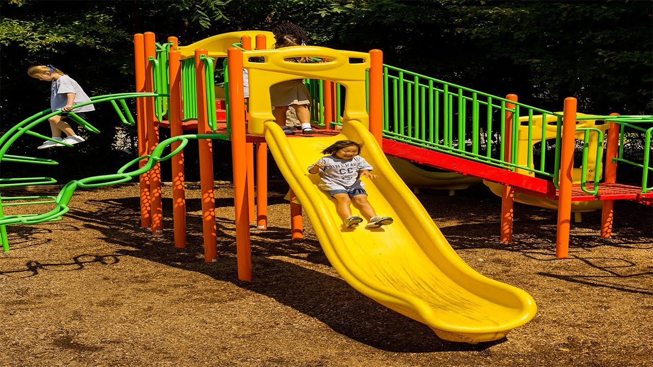 Fun indoor playland for kids | Indoor playland slide for kids - YouTube