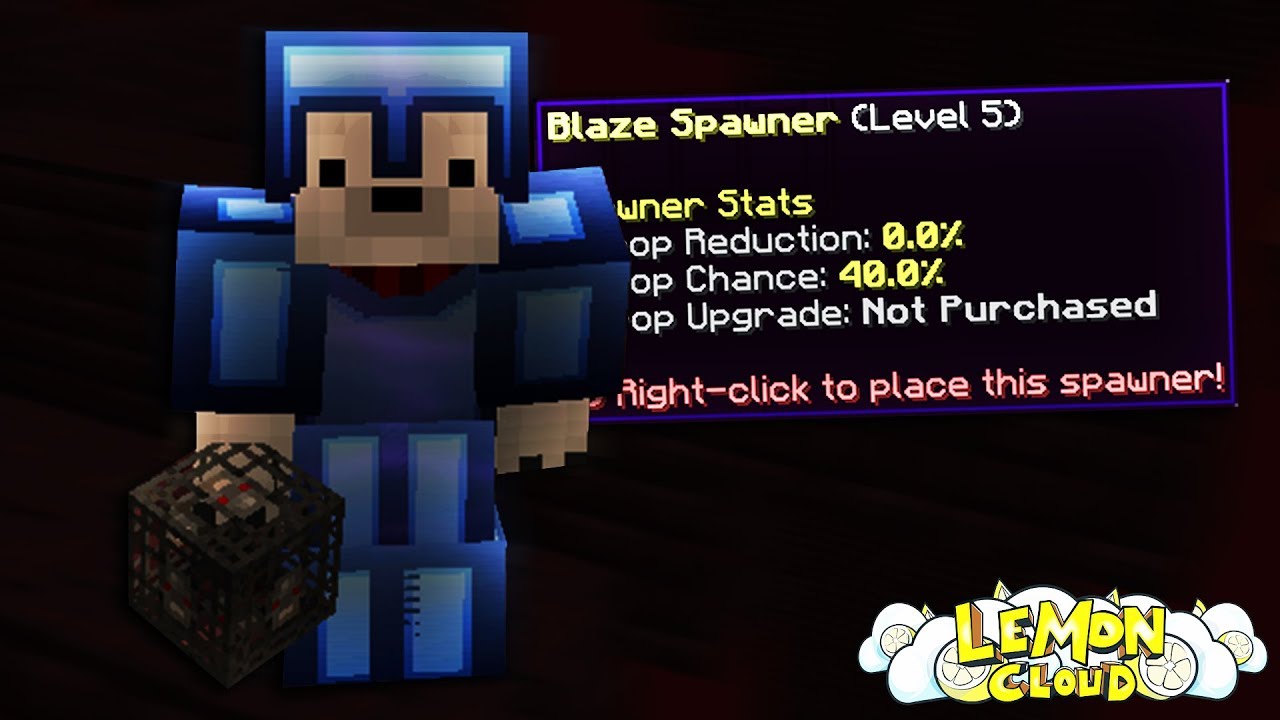 so I found 18 Blaze Spawners in the NETHER! - LemonCloud (Minecraft ...