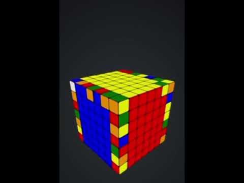 Ai solving a 7x7 Rubik’s cube - YouTube