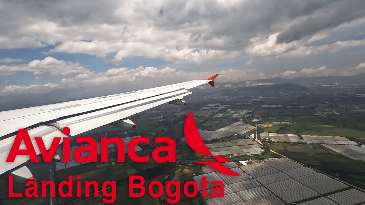 [4K] Avianca Airbus A320 Landing Bogota - YouTube