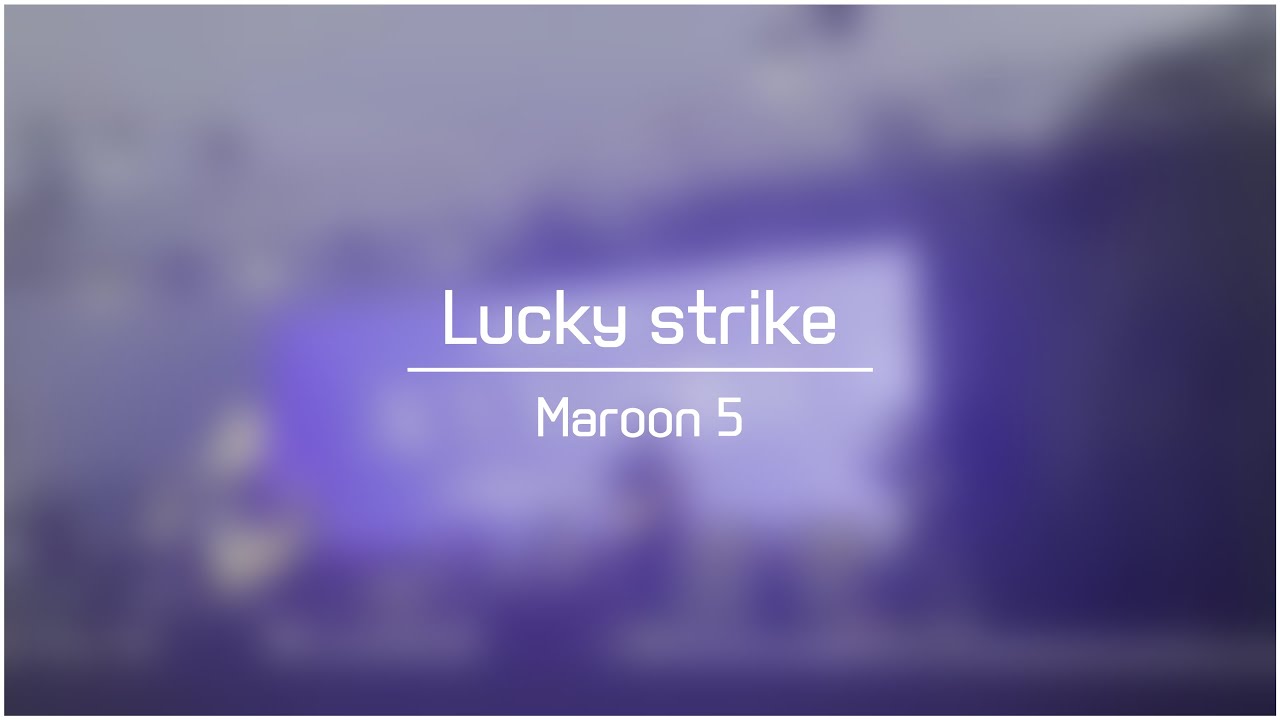 [2022 ACCESSIO 찬조 공연] Lucky strike - Maroon 5 - YouTube