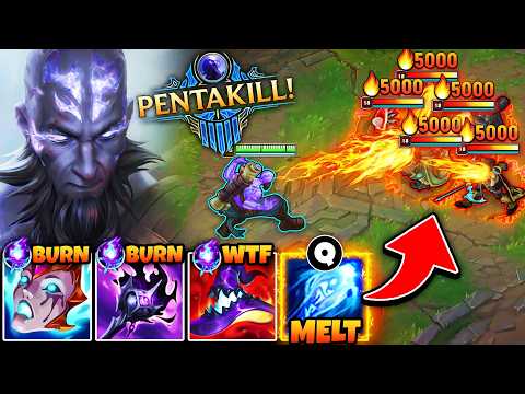 THIS BURN RYZE BUILD MELTS YOUR ENTIRE TEAM WITH 2 ABILITIES! (34 KILLS, PENTAKILL)