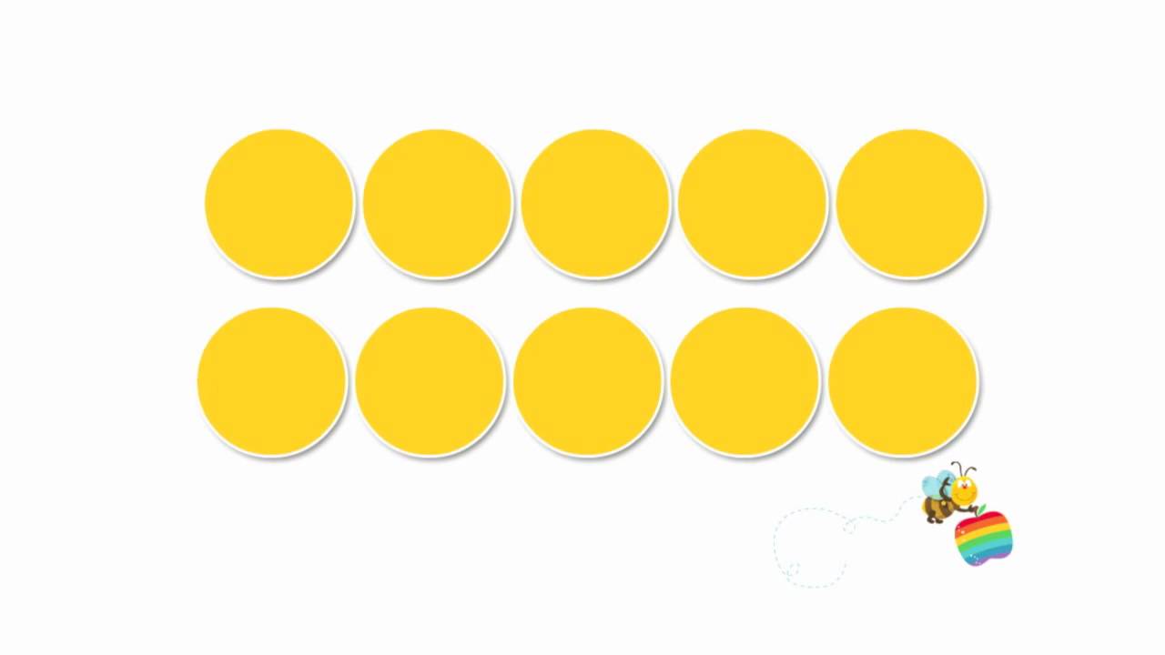 Learn to Count 0-10 Dots l Babies Toddlers & Preschoolers - YouTube