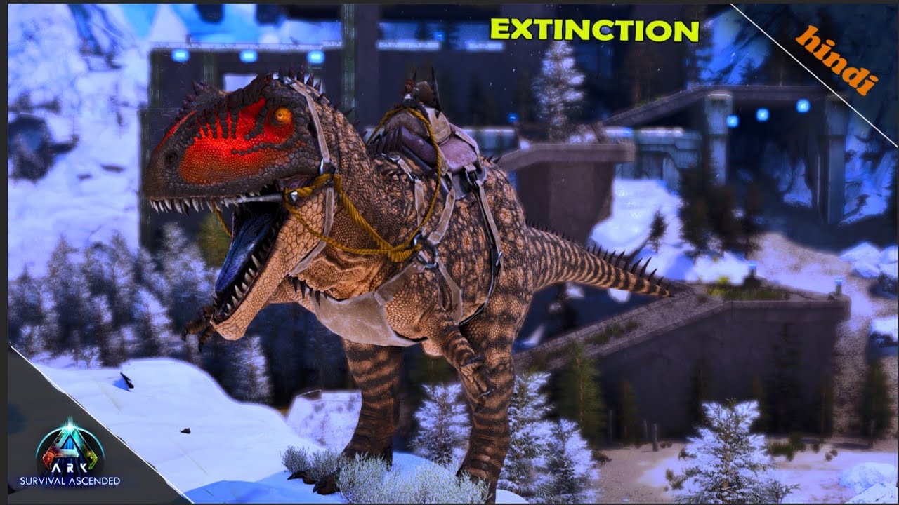 Taming Max Level Paleo Carcharodontosaurus The OP Charcha [ HINDI ]ARK ...