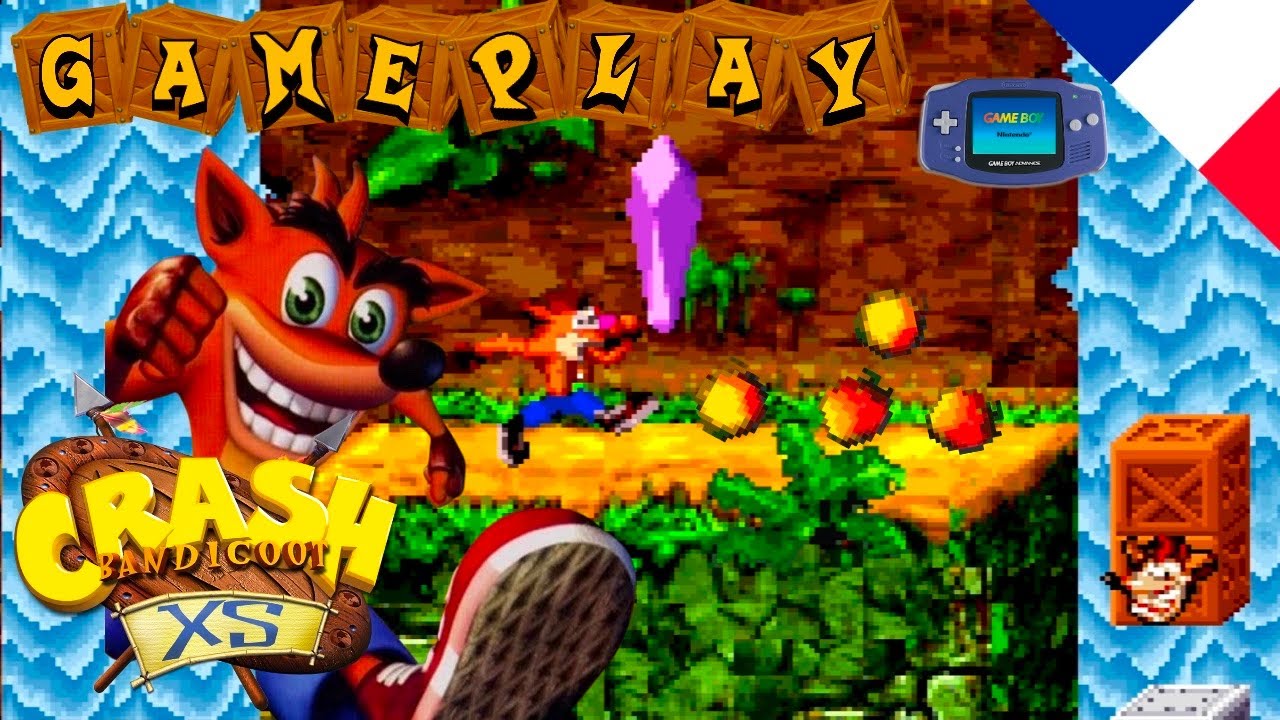 Crash Bandicoot XS - Game Boy Advance (GBA) - Gameplay FR - YouTube
