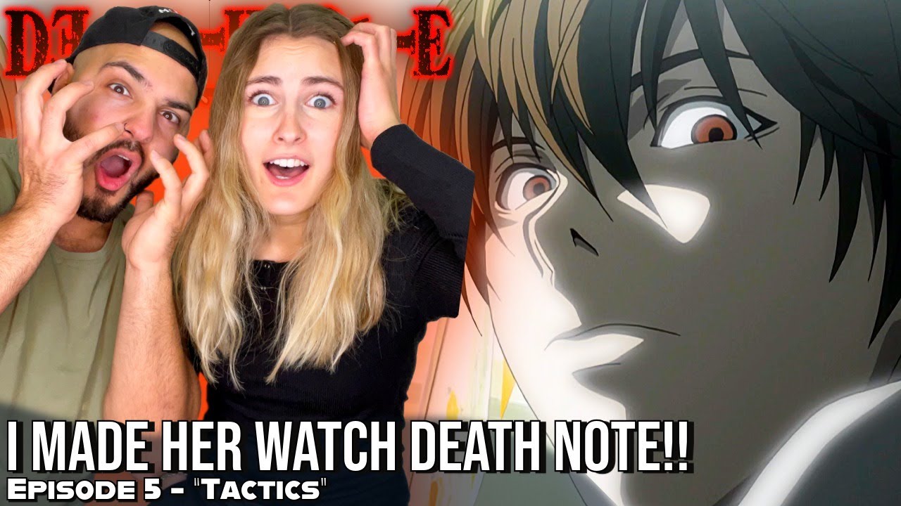 "FAREWELL, RAYE PENBER" 😱🥀💀 Girlfriend's Reaction Death Note Episode 5 ...
