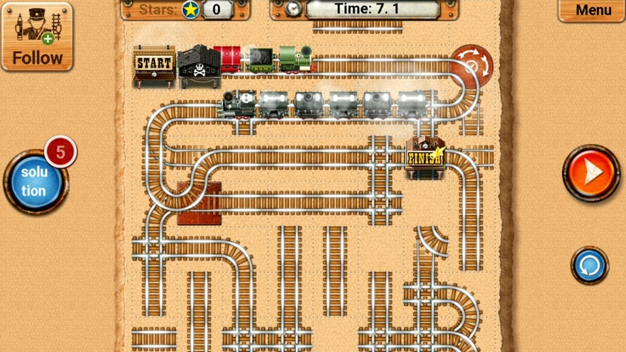 Rail Maze 2 Incredible Gameplay - Train Puzzle Game - Android Gameplay ...