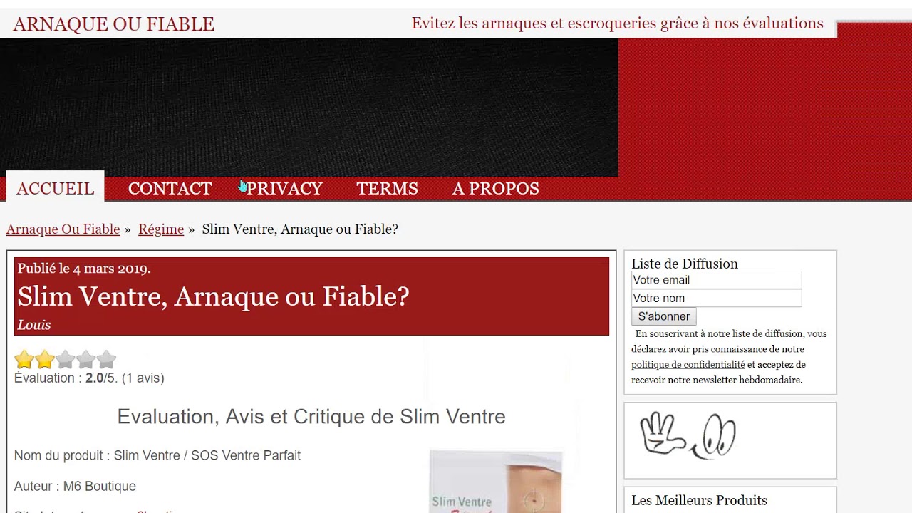 Slim Ventre, Arnaque ou Fiable? - YouTube