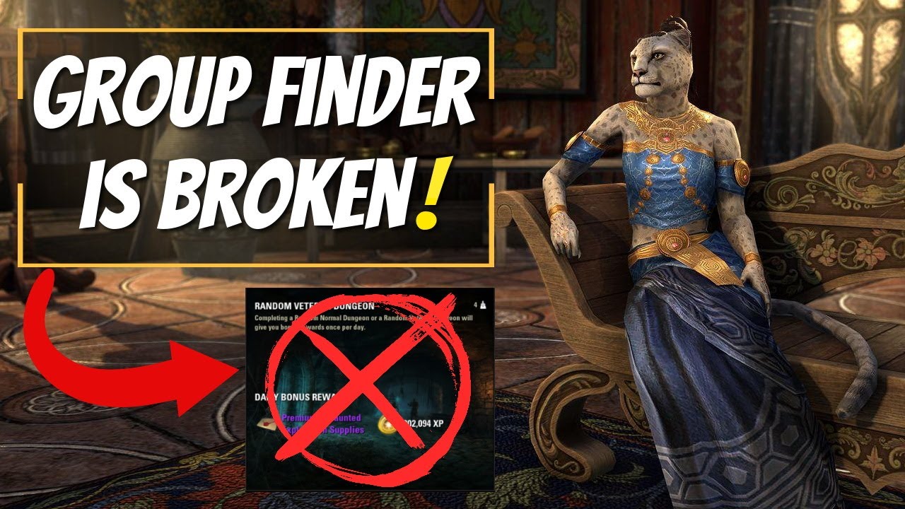 Group Finder Is Broken On PC | Elder Scrolls Online | 🌊 Ascending Tide DLC - YouTube