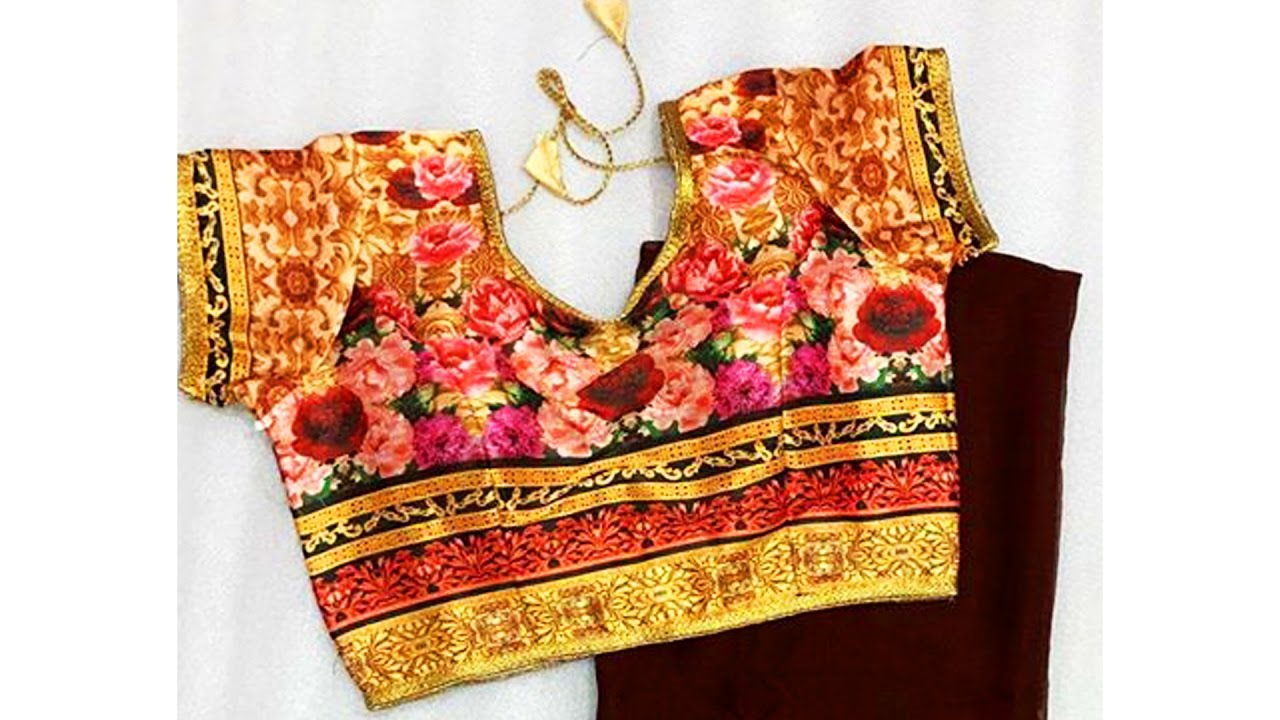 Latest Digital Printed Blouse Designs - YouTube