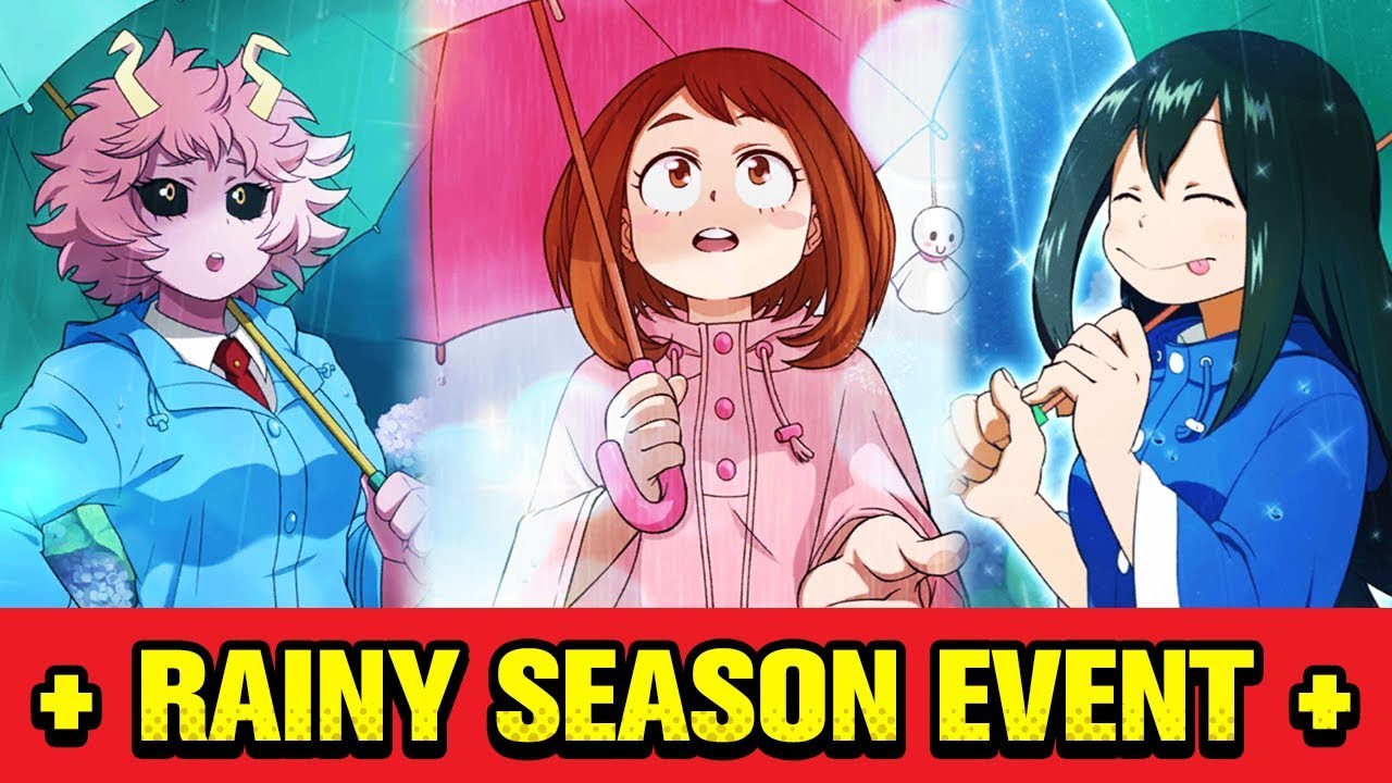 RAINY DAY BAES! Rainy Season Event! | My Hero Academia SMASH TAP! - YouTube
