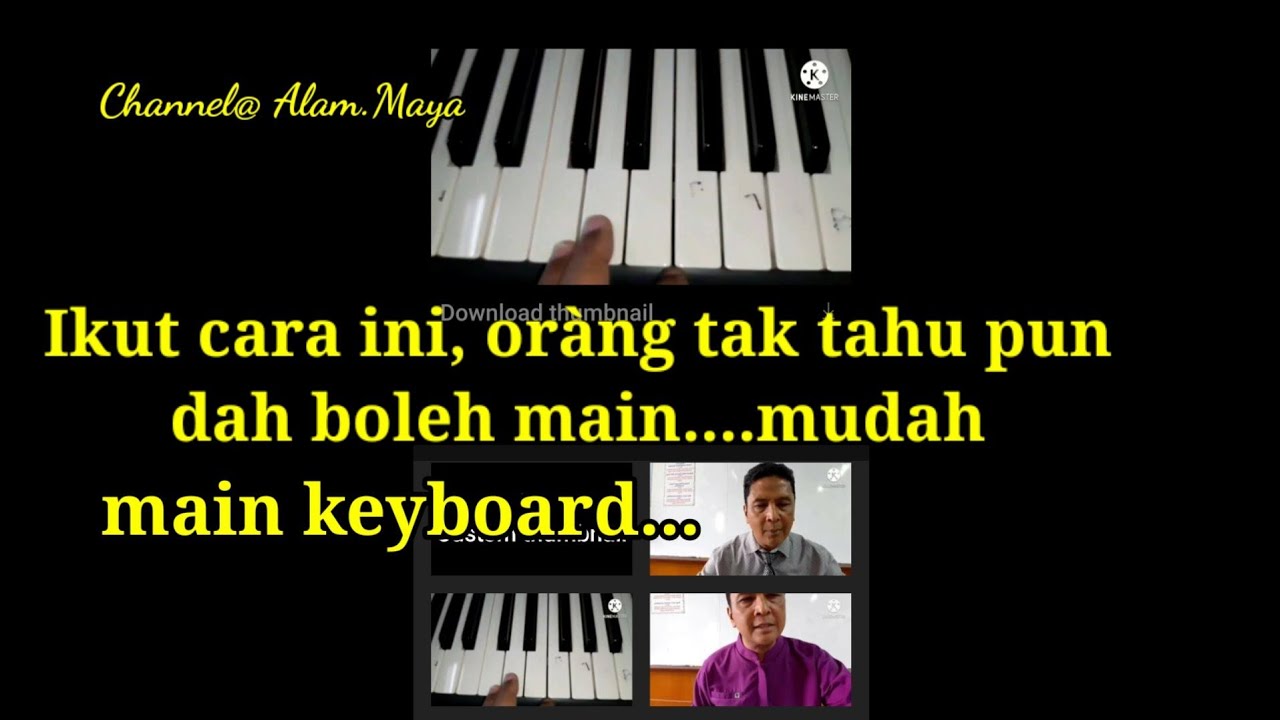 Cara main Keyboard paling mudah. - YouTube