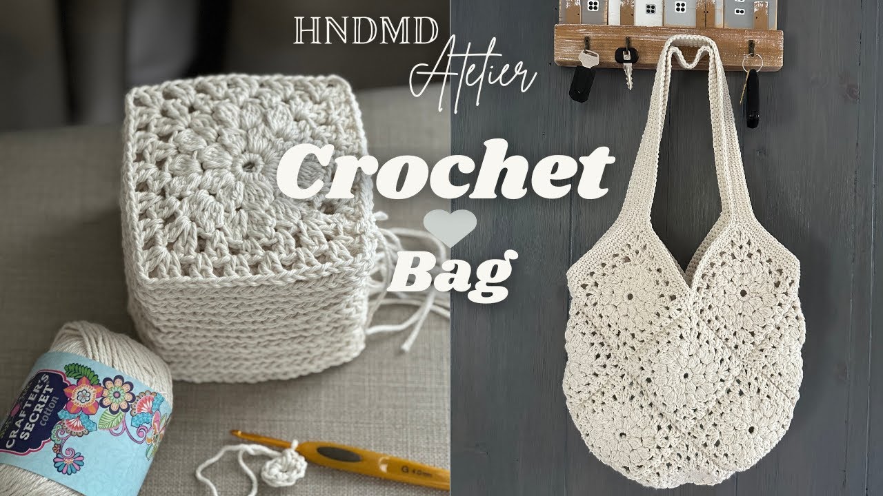 Easy crochet summer bag tutorial - YouTube
