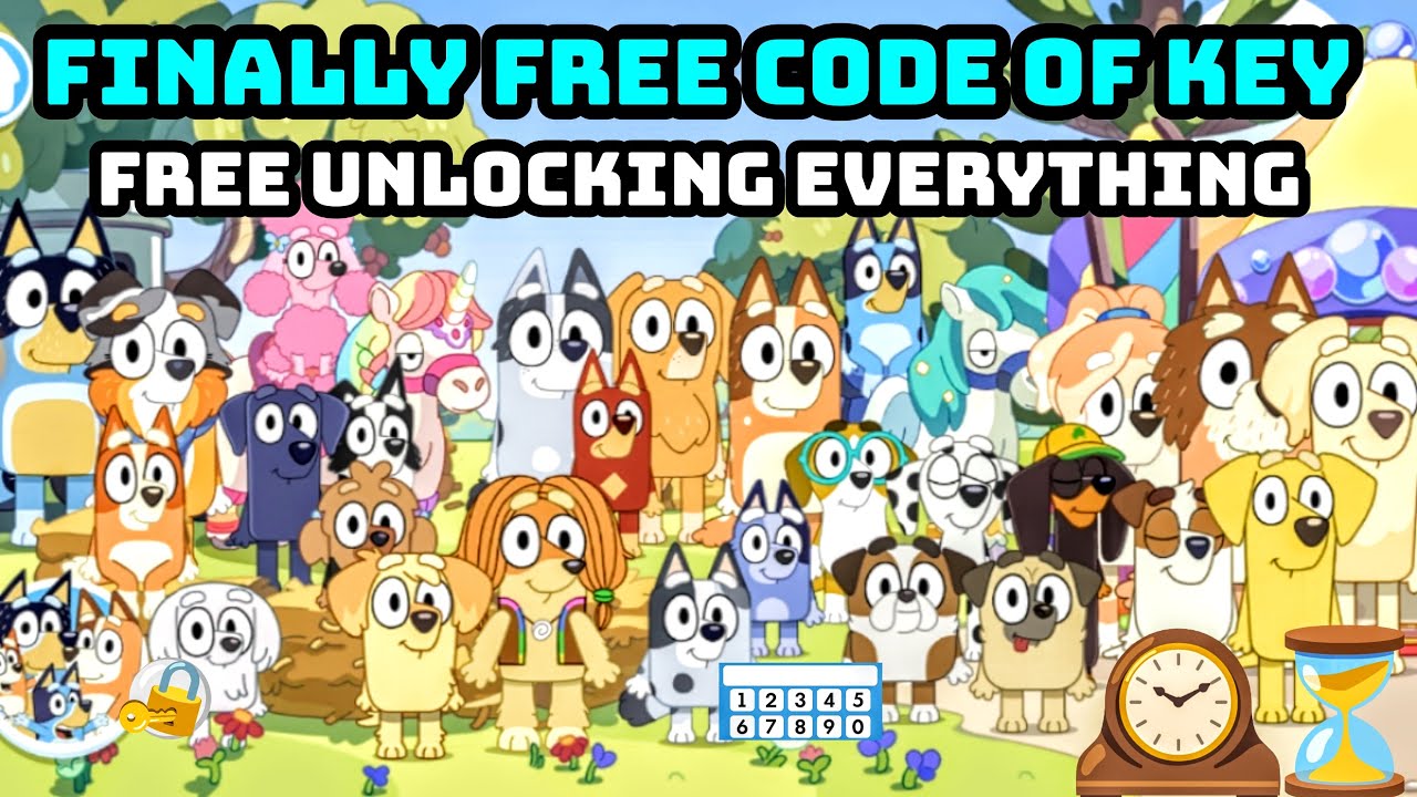 Bluey Let's Play Finally Free Code Of Key Free Unlocking Everything In ...