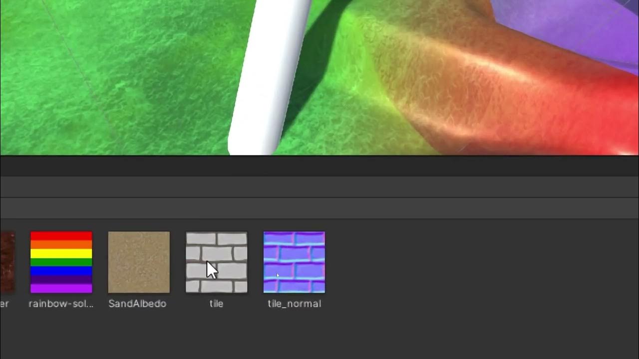 Unity - Materials with Textures and Normal Maps - YouTube